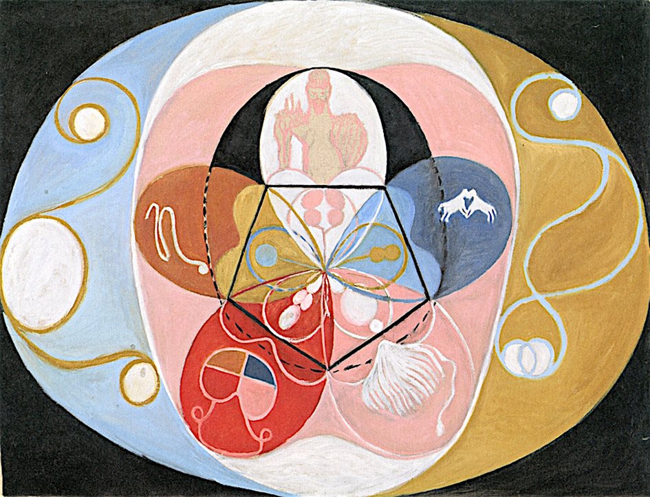 Pinturas abstratas de Hilma af Klint – Facada X